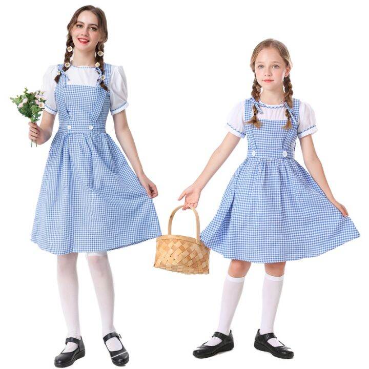👗👑 Performance clothing~ Dorothy Costume Dorossi Cosplay Clothes Adult ...