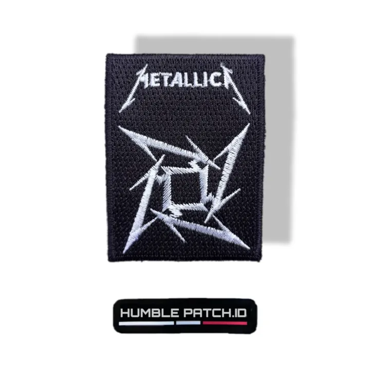 EMBLEM BORDIR PATCH BAND METALLICA LOGO + TULISAN | Lazada Indonesia