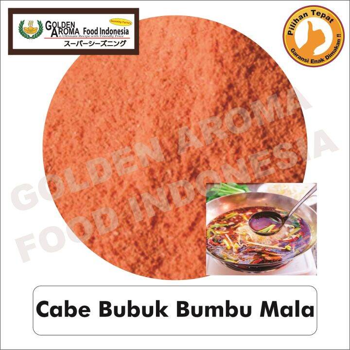 Cabe Bubuk Bumbu Mala 1 Kg l Bubuk Cabai Bumbu Mala Hot Pot Halal Xiang ...