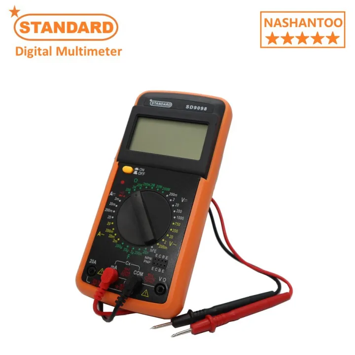 STANDARD Handheld Portable LCD Digital Multimeter Voltmeter Ammeter AC ...