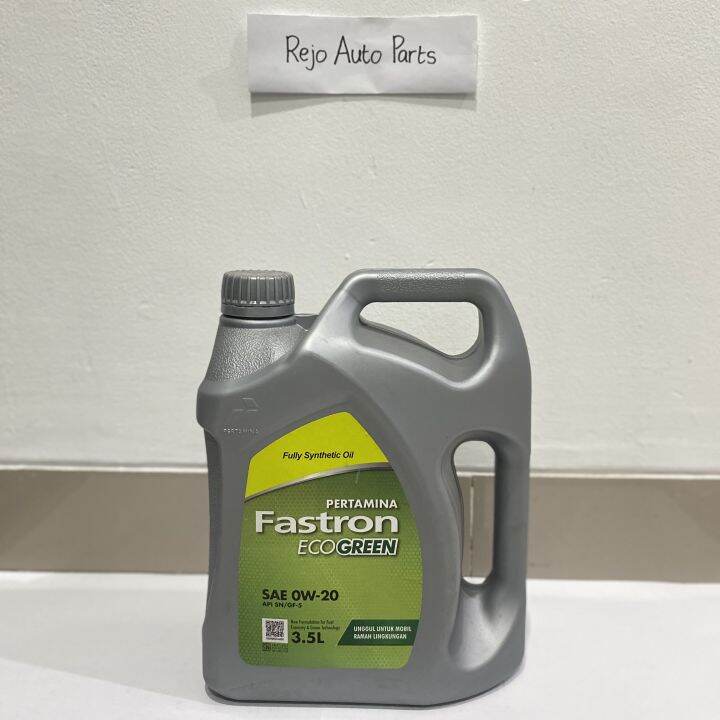 Oli Mobil Pertamina FASTRON ECO GREEN 0W-20 (3.5L) | Lazada Indonesia