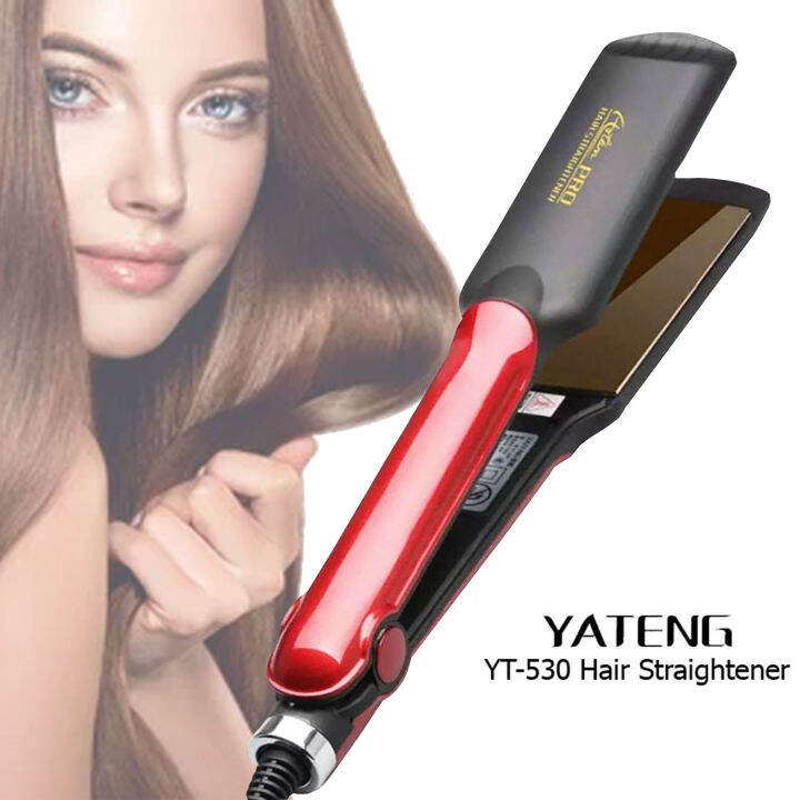 ROMAX Yateng YT-430/530 Professional Electric Splint Temperature Adjustment Hair Straightener ...