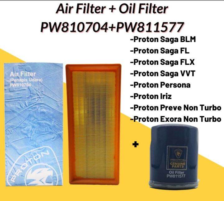 Air Filter Proton Persona Preve BLM FLX Saga New Persona Iriz(PW810704 ...