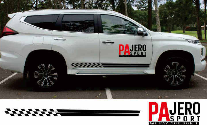 STICKER pajero sport aksesoris pajero sticker pajero variasi pajero ...