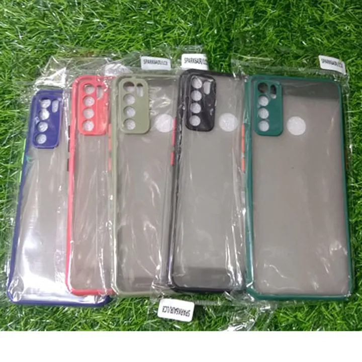 Tecno Spark 6 Air Translucent Frosted Smoke Case With Camera Protection ...