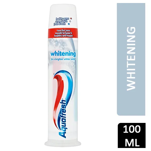 Aquafresh Whitening Toothpaste With Pump -100mL | Lazada PH