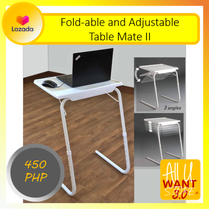 Fold-able and Adjustable Table Mate II | Lazada PH