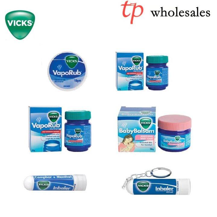 VICKS VAPORUB OINTMENT 10G/25G/50G/INHALER/BABY BALSAM | Lazada