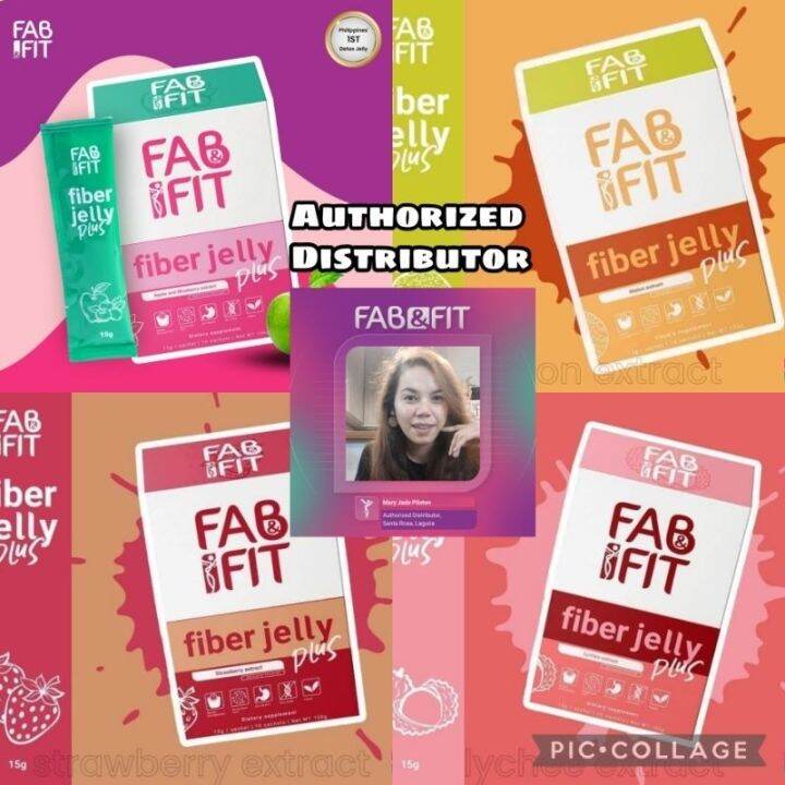 ONHAND! Fiber Jelly Plus by Fab and Fit 10 sachets AUTHORIZED ...