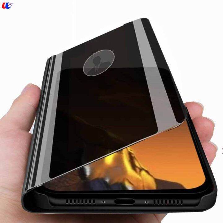 SGP Hybrid For PocoF5 Poxo Poko F 5 F5 Pro Case Smart Mirror Flip ...
