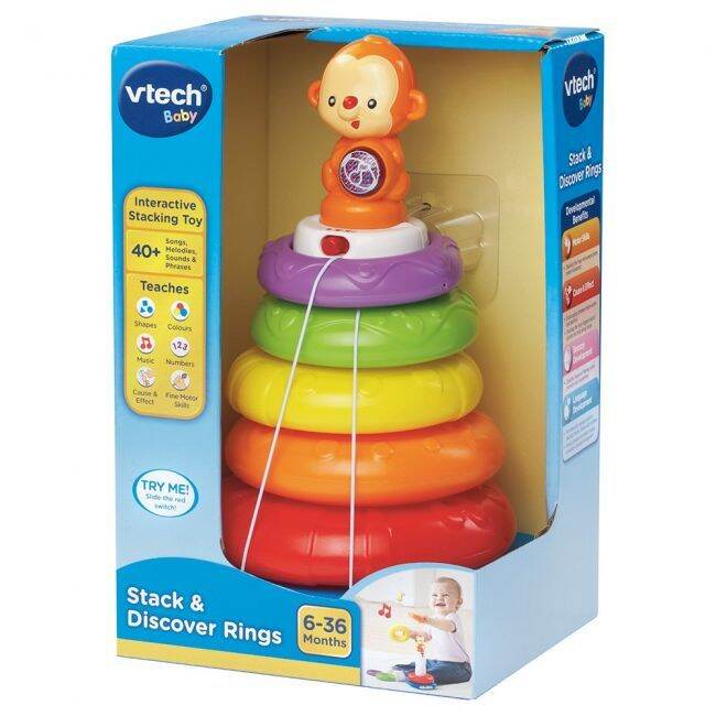 VTECH STACK & DISCOVER RINGS | Lazada