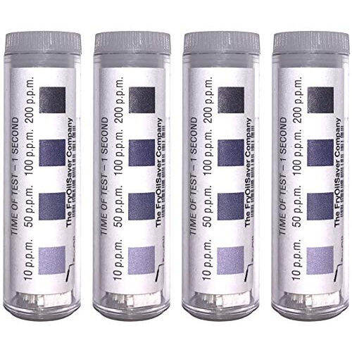 FryOilSaver Chlorine Test Strips for Restaurants, Precision Chlorine ...