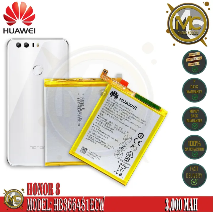 Huawei Battery Honor 8, Model HB366481ECW Original High Quality | Lazada PH