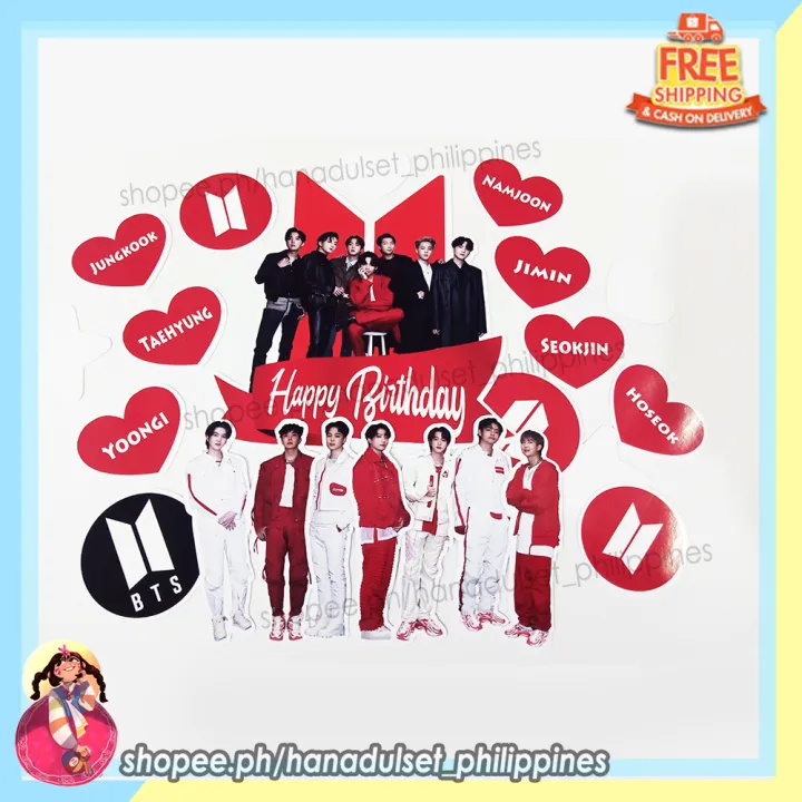 Bts 2022 | Bts Cake topper | customize cake topper | souvenir topper ...
