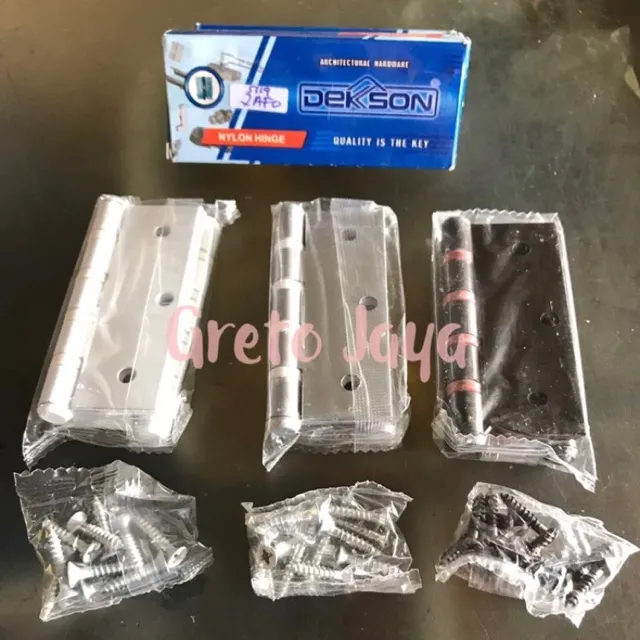 ( 3” ) Engsel Pintu Jendela DEKSON Kupu Kupu 3 inch in Nylon Swing ...