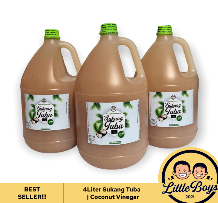 ⚡️ FLASH SALE⚡️PREMIUM 4Liter Suka sa Tuba 100% Pure na Pure Sukang ...