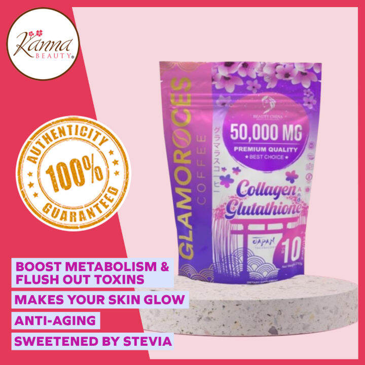 Glamoroces Slimming Coffee with Collagen and Glutathione 50,000mg by ...