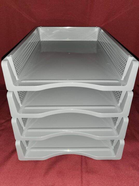 4 Layer elegant office & desk organizer / A4 & Long bond paper tray ...