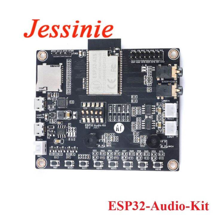 ESP32-Audio-Kit ESP32-Aduio-Kit ESP32-A1S เครื่องเสียง ESP32บอร์ดพัฒนาโมดูล Wifi พลังงานต่ำ Dual ...