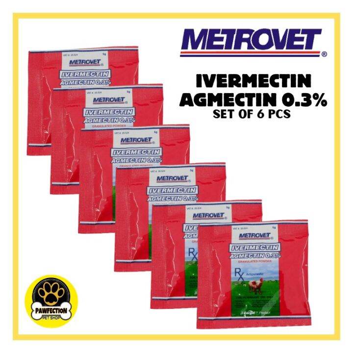 AGMECTIN 0.3% 5g SAFE FOR ALL ANIMALS (6 PCS FOR 180) | Lazada PH
