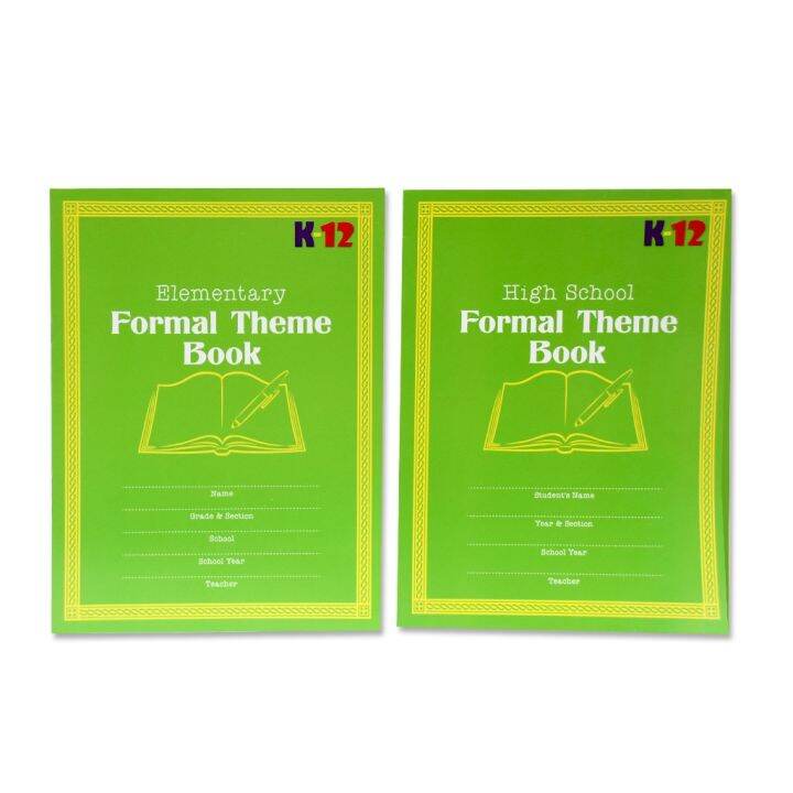 Formal Theme Book | Elementary/ High School | Assorted Brand | Lazada PH