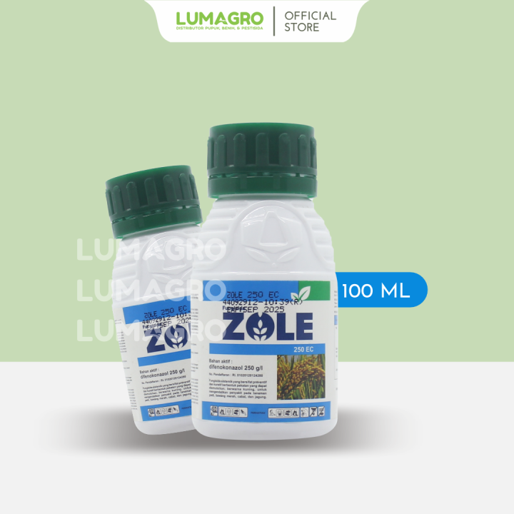 Fungisida Zole 250EC 100ml 250ml Difenokonazol Obat Pembasmi Hama Antraknosa Bercak Daun ...