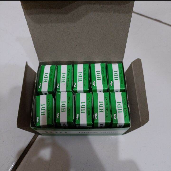 1 Box Besar 10 Box kecil Paku Payung Paku Pines Tumb Tack | Lazada ...