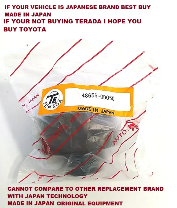 Toyota Vios Yaris 2007 and 2012 Lower Control Arm Suspension Bushing ...