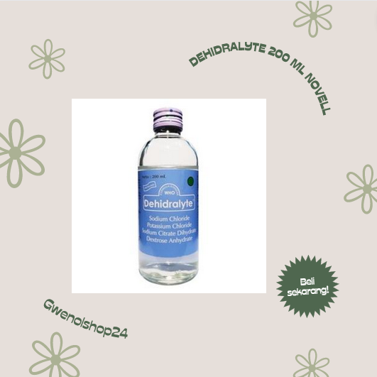 DEHIDRALYTE 200 ML NOVELL / LARUTAN ORALIT UNTUK DEHIDRASI | Lazada ...