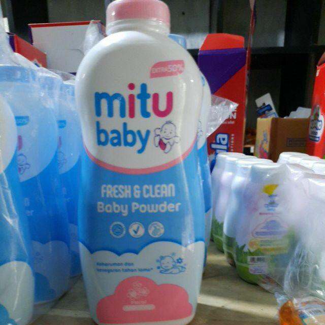 Mitu Baby Powder Fresh & Clean Floral (Pink) | Lazada Indonesia