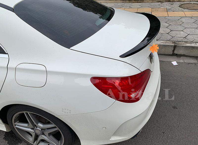 Car Rear Spoiler Wing Splitter Trim For Mercedes Benz CLA Class W117 ...