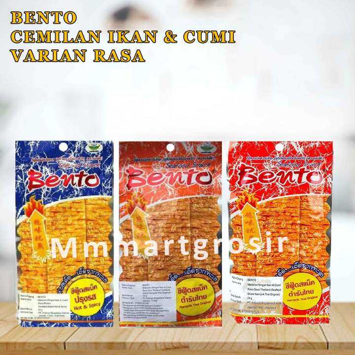 Bento / Cemilan Ikan & Cumi / Makanan Thailand / Varian Rasa / 20gr ...