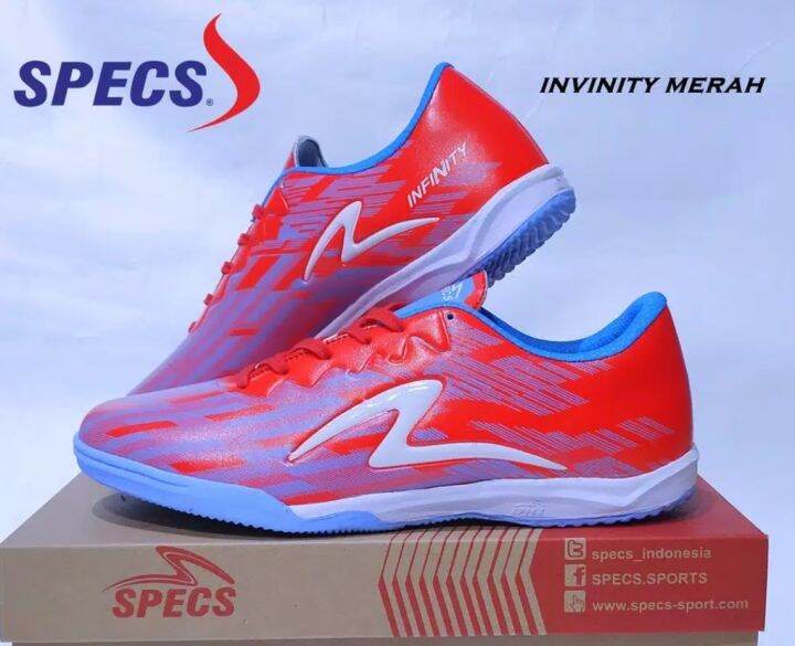 Sepatu Futsal Specs Infinity Accelerator Red Blue Bisa Bayar Di Tempat | Lazada Indonesia