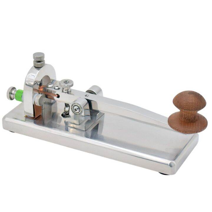 CNC Stainless Steel Telegraph Key Morse Key CW Key Ham Radio Key Manual ... CNC Stainless Steel Telegraph Key Morse Key CW Key Ham Radio Key Manual ...