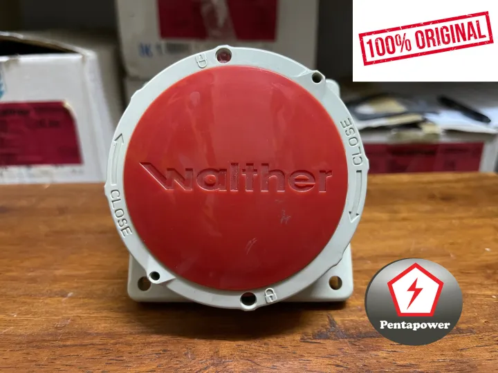WALTHER 539406 PANEL ANGLED SOCKET 32A 3P+E IP67 | Lazada