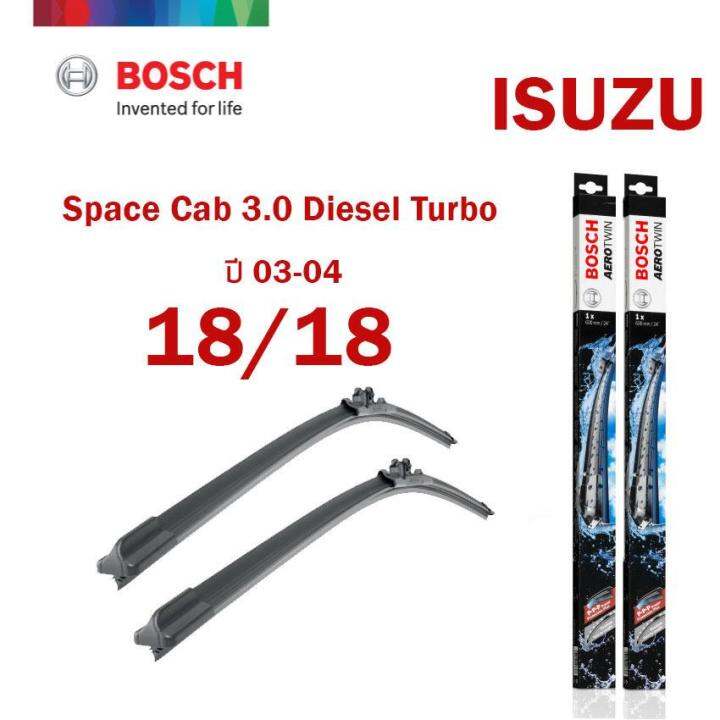 ใหม่ล่าสุด 2019 Bosch ใบปัดน้ำฝน รุ่น Aero Twin สำหรับรถยนต์อีซูซุ ...