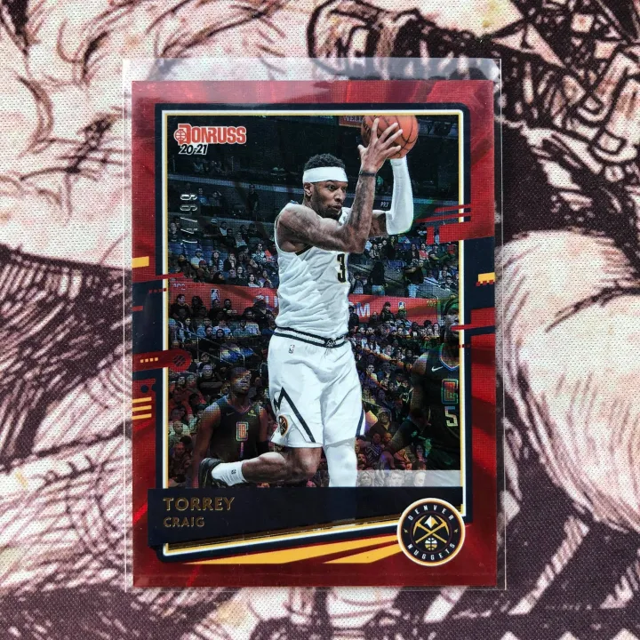 Torrey Craig Red Laser Parallel /99 20/21 Donruss Basketball NBA Card ...