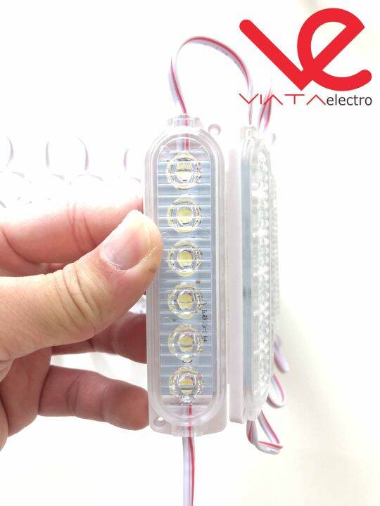 LED ULTRASONIC 6 MATA (1 BUAH) 12 &24V LED KOTAK TRUK LED MODUL 6 MATA ...