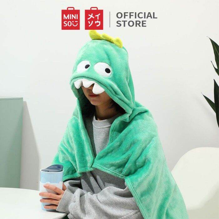 Miniso Selimut Buaya dengan Hoodie - dinosaur | Lazada Indonesia