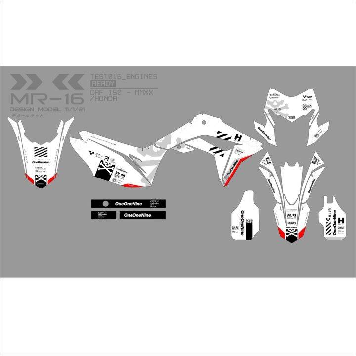 DECAL HONDA CRF KEREN DECAL SUPERMOTO CRF | Lazada Indonesia