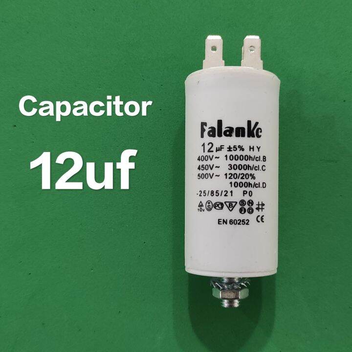 12uf 450V Washing Machine Capacitor Kapasitor mesin basuh 12uf | Lazada