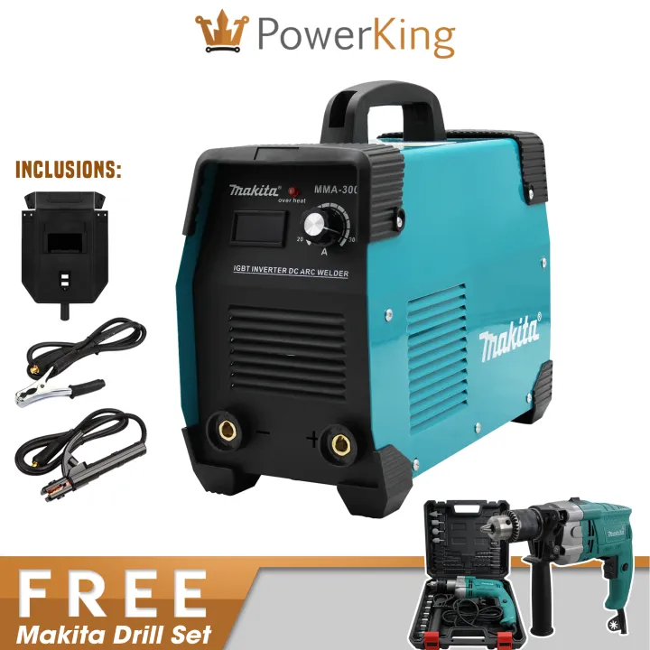 MK MMA-300(B) Welding Machine (FREE MK 3100 Hammer Drill Set) | Lazada PH