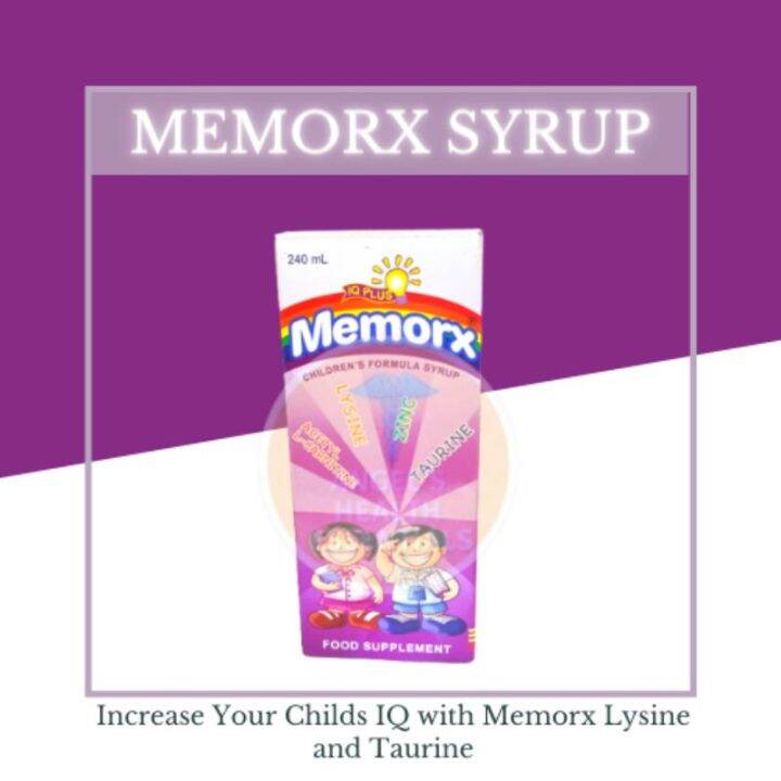 Memorx Syrup 120ml Kids Supplement | Lazada PH