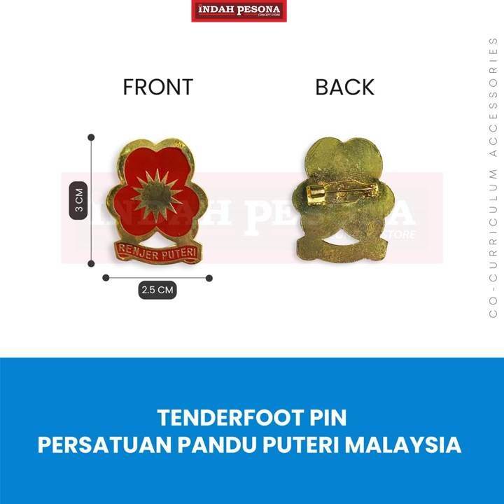 TENDERFOOT PIN RENJER PUTERI (PANDU PUTERI) | Lazada