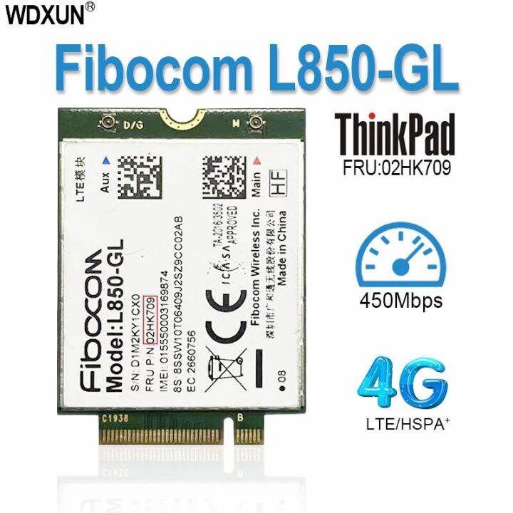 Fibocom L850-GL M.2 Card 4G LTE CAT9 Wireless Module For Lenovo ...