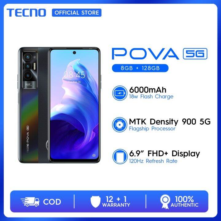 【Ready Stock】 Tecno POVA 5G (8GB + 128GB) | Lazada PH