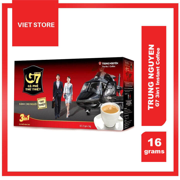 Viet Store Trung Nguyen Instant Coffee G7 3-in-1 21 sachets | Lazada PH