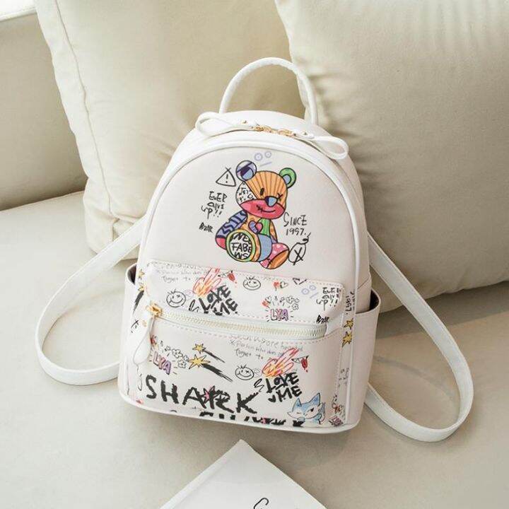 Mcm backpack with super pretty, super luxurious bear pattern | Lazada PH