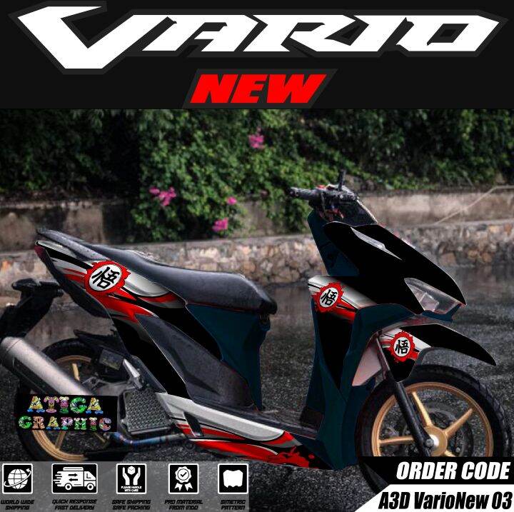 Decal Sticker Vario 150 New Fullbody Polos - Dekal Vario POLOS full ...