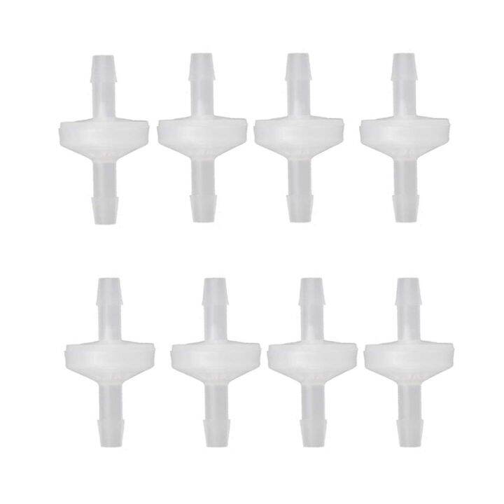 24 Pcs 1/4Inch Check Valve 6mm PVDF One Way Valve Inline Check Valve ...